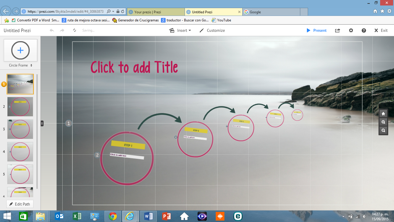 Nuevas tecnologías LLE: Prezi para crear presentaciones