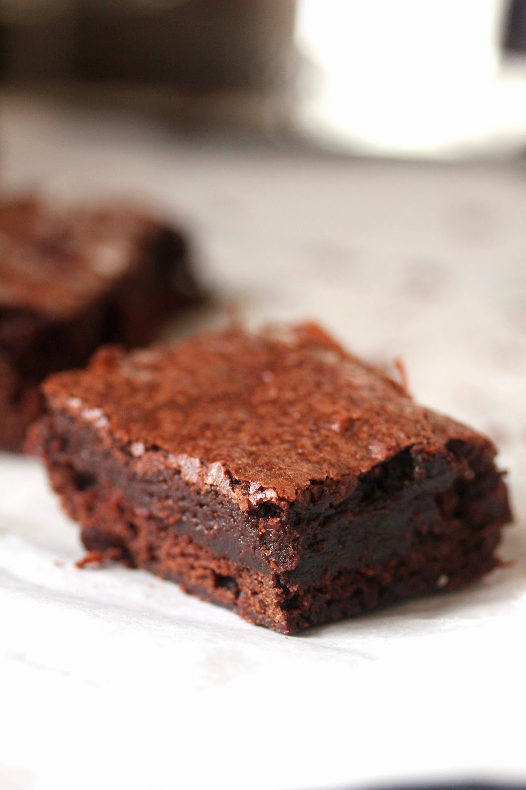 Gooey Chocolate Brownies | Kitchen Grrrls.