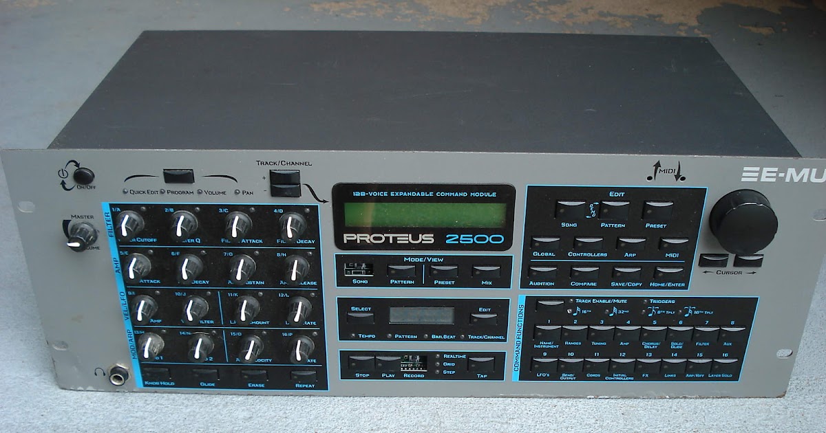 MATRIXSYNTH: E-MU Systems Proteus 2500 Version 2 SN 020201607