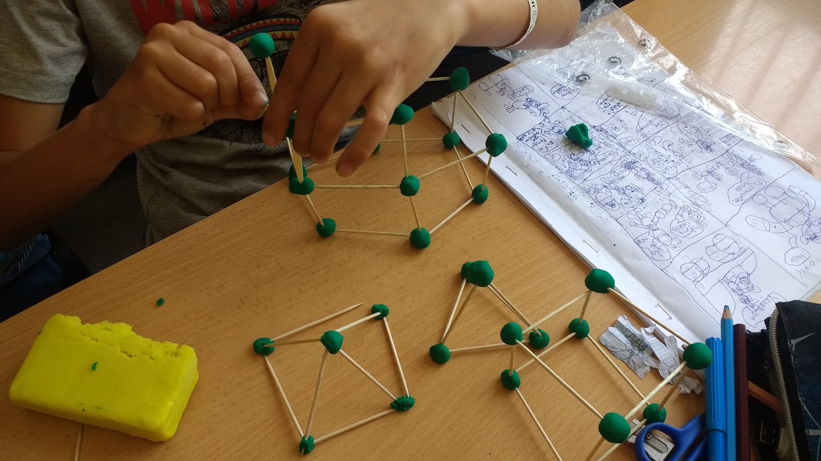 THE ENGLISH CLASS BLOG.: Learning geometry with crafts