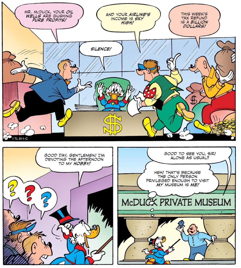 Duck Comics Revue: "Money Is the Root of Upheaval!"