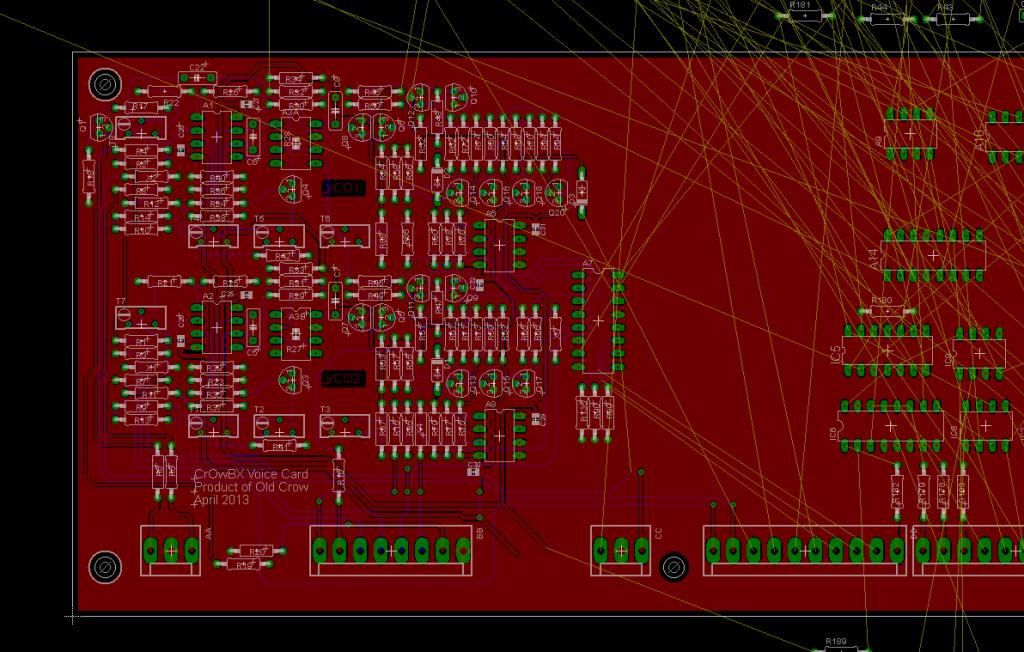 MATRIXSYNTH: Old Crow's Oberheim OB-X Clone Project