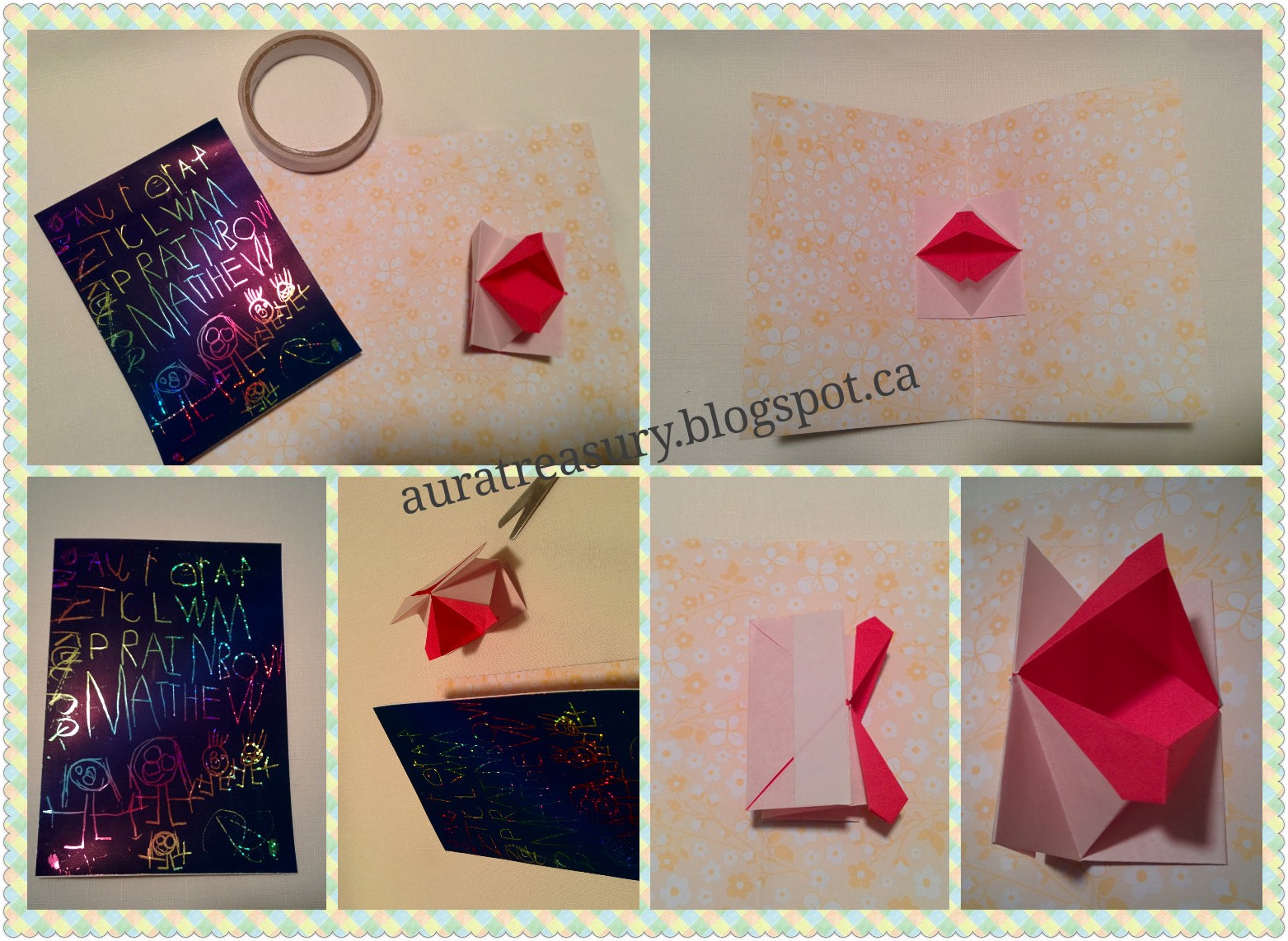 AuRa Treasury: DIY Valentine's Origami KISSSSSSSSSSSSS AuRa Treasury: DIY Valentine's Origami KISSSSSSSSSSSSS