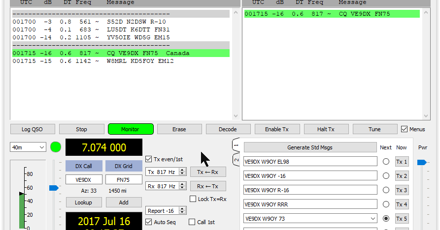 Software Defined Ham Radio: FT-8 a new digital mode freom K1JT and K9AN