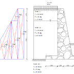 Menghitung Tekanan Tanah Aktif dan Pasif (Gravity Wall)