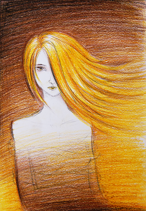 Yellow Girl | Boriana Art Blog