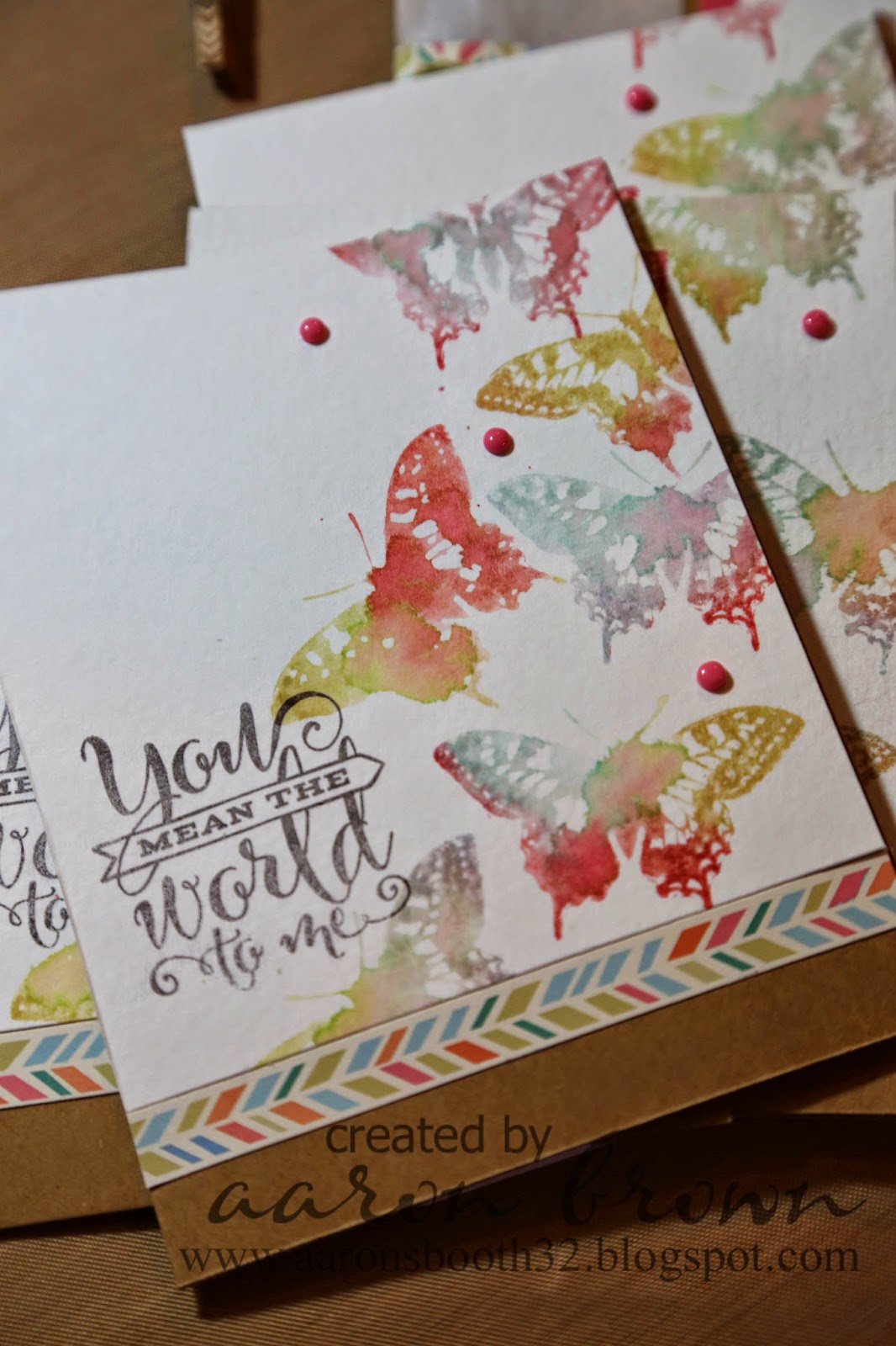 Booth #32: Watercolor Butterfly Card Set