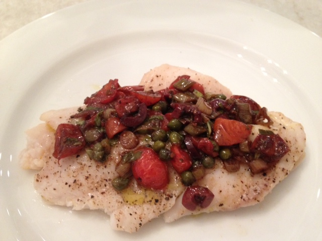 Savory, Sweet + Spicy: Fillet Of Sole With Provencal "Salsa"