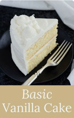 Basic Vanilla Cake