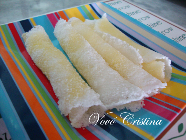 RECEITAS DA VOVÓ CRISTINA: TAPIOCA SIMPLES COM MANTEIGA