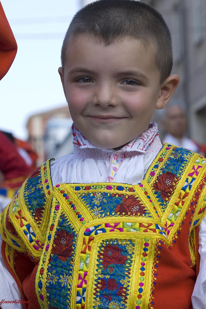 Sardinian Traditional Clothing - Sardinian People