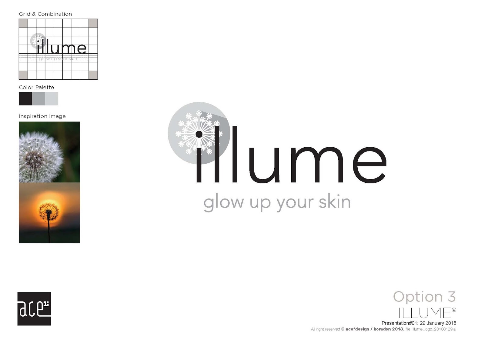 ace*design / koradon: Illume Logo 1st Draft