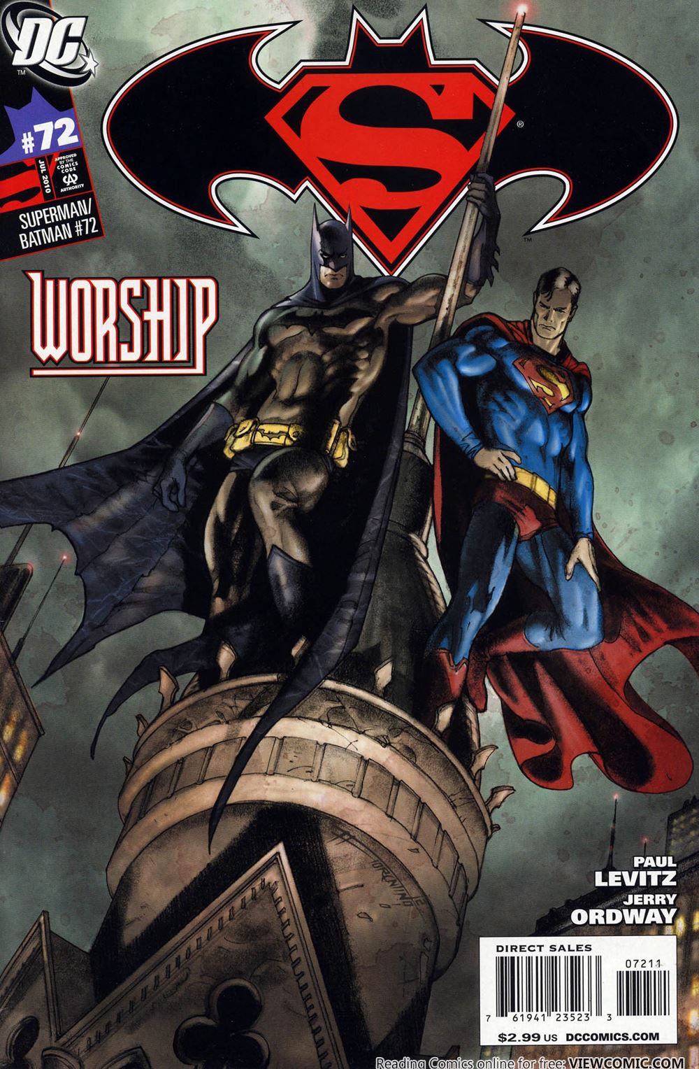 Batman Vs Superman Comic Book Cover