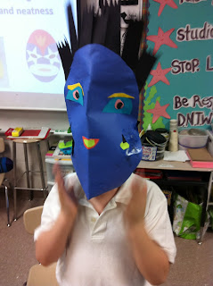 ChumleyScobey Art Room: 2nd Grade Paper Mask Sculpture