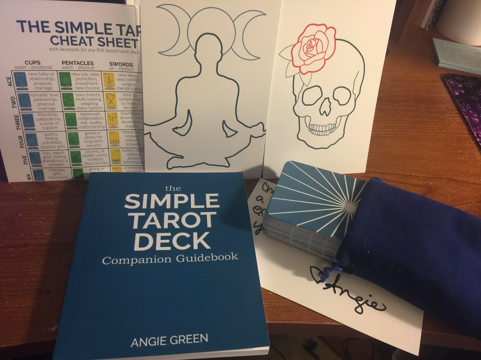 Tarot Guidance - Cher Green: Review: The Simple Tarot by Angie Green
