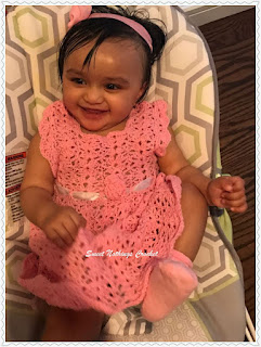 Sweet Nothings Crochet: EXQUISITE SHELLED DRESS FOR GIRLS