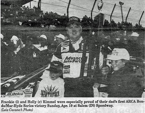 Midwest Racing Archives: 1998 - Frank Kimmel Takes ARCA Salem Honors