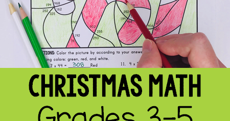 Kelly McCown: Christmas Math Grades 3 to 5
