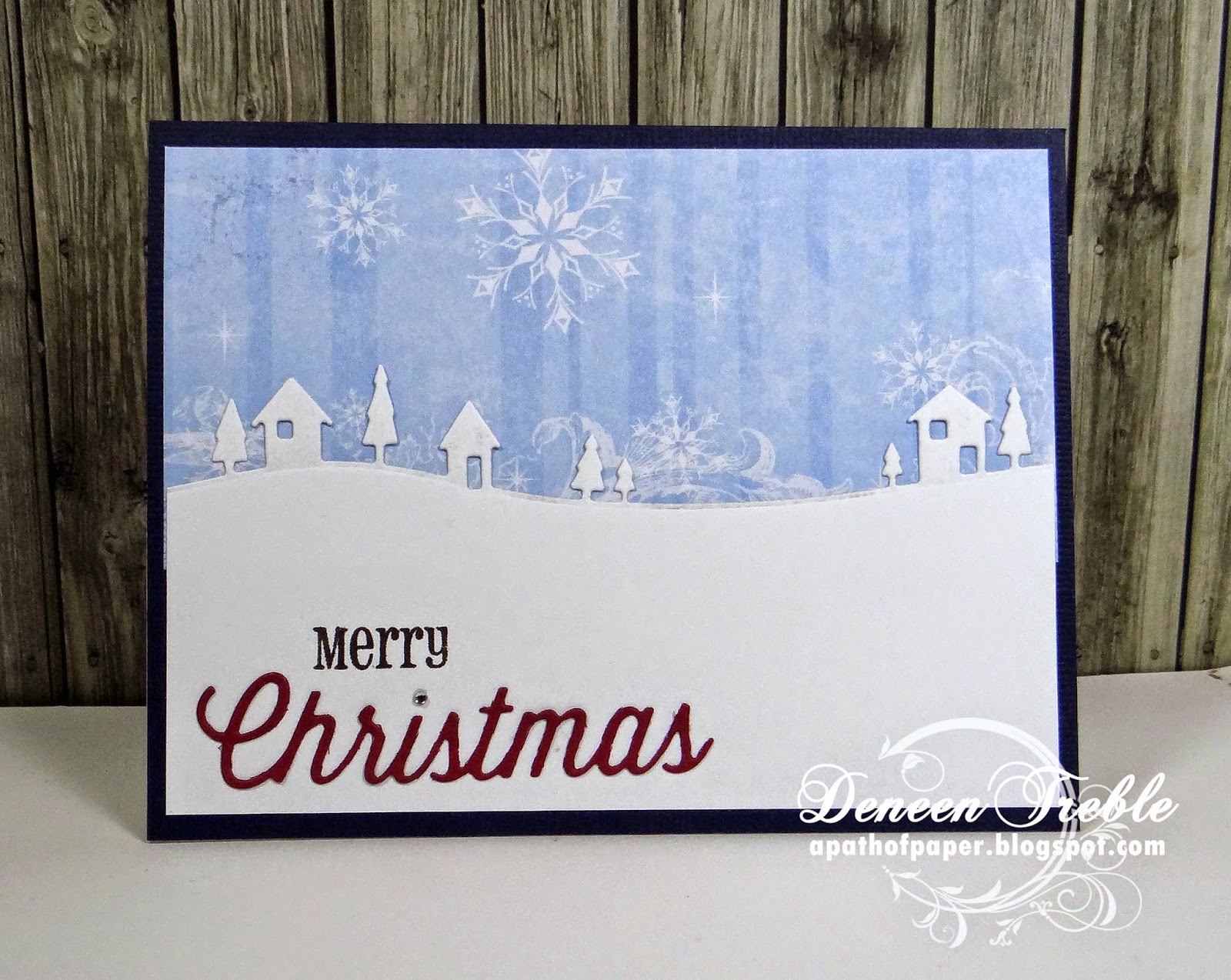 A Path of Paper: Cuttlebug Mania Anything Christmas Challenge