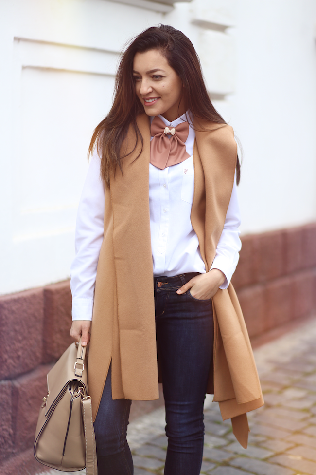 Papionul - accesoriul barbatesc intr-o tinuta feminina | Sandra Bendre