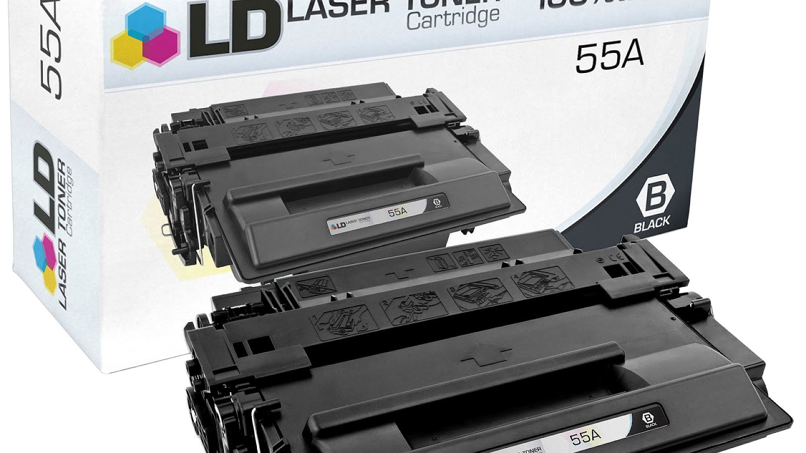 Hp 55a Black Toner Cartridge - Black Choices