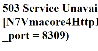 VMware: ESXi 6 503 Service Unavailable endpoint: [N7Vmacore4Http16LocalServiceSpecE:0x1f098b08 ...