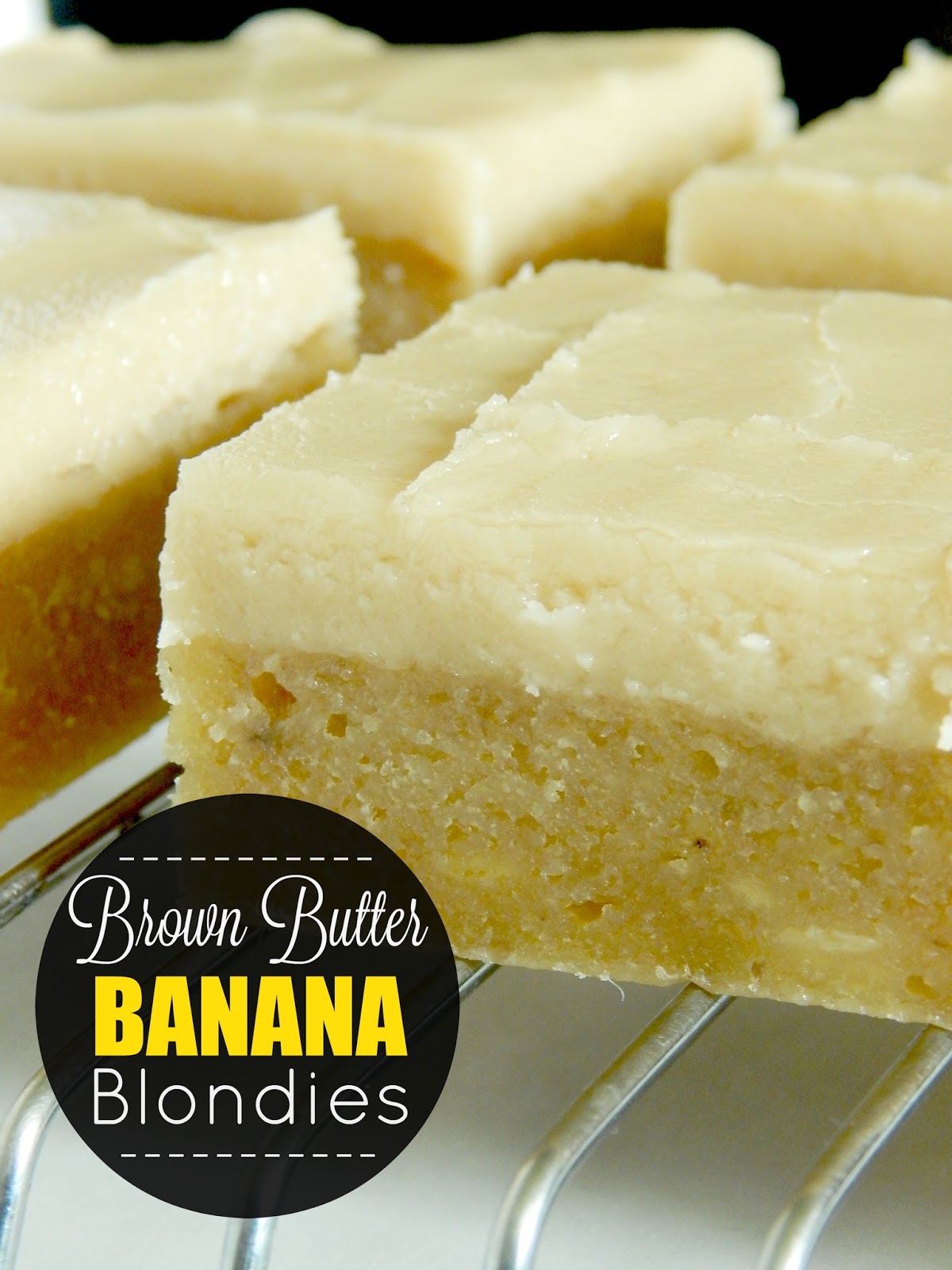 Brown Butter Banana Blondies Allys Sweet And Savory Eats