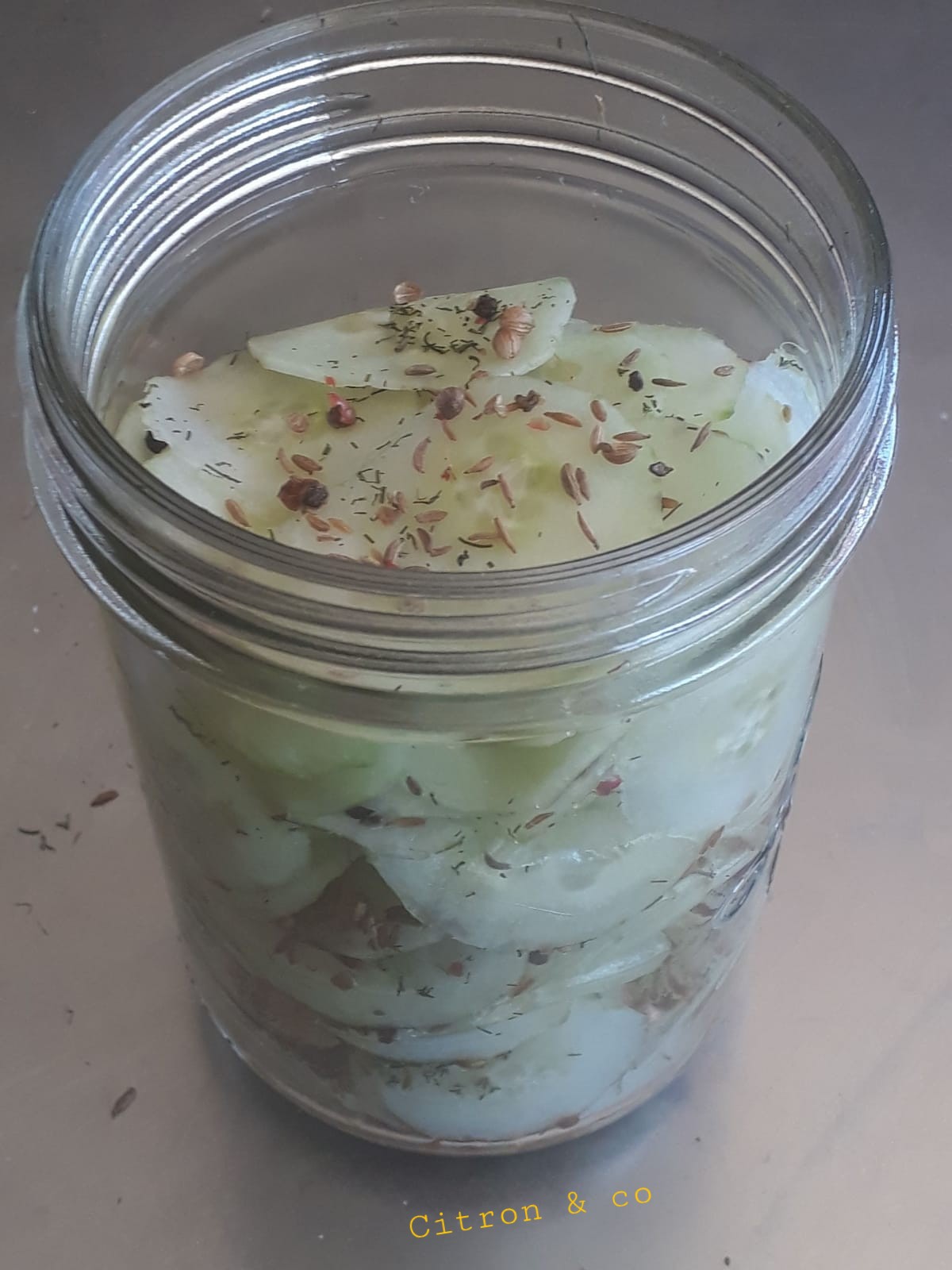 Citron & co: PICKLES DE CONCOMBRE