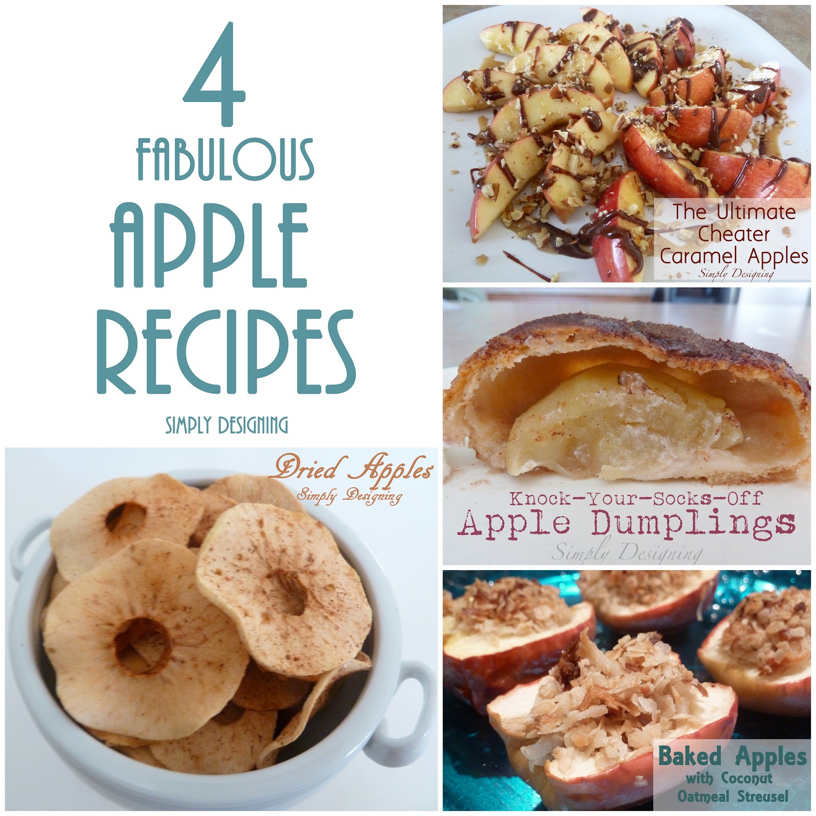 Four Fabulous Apple Ideas plus a Video | Simply Designing with Ashley