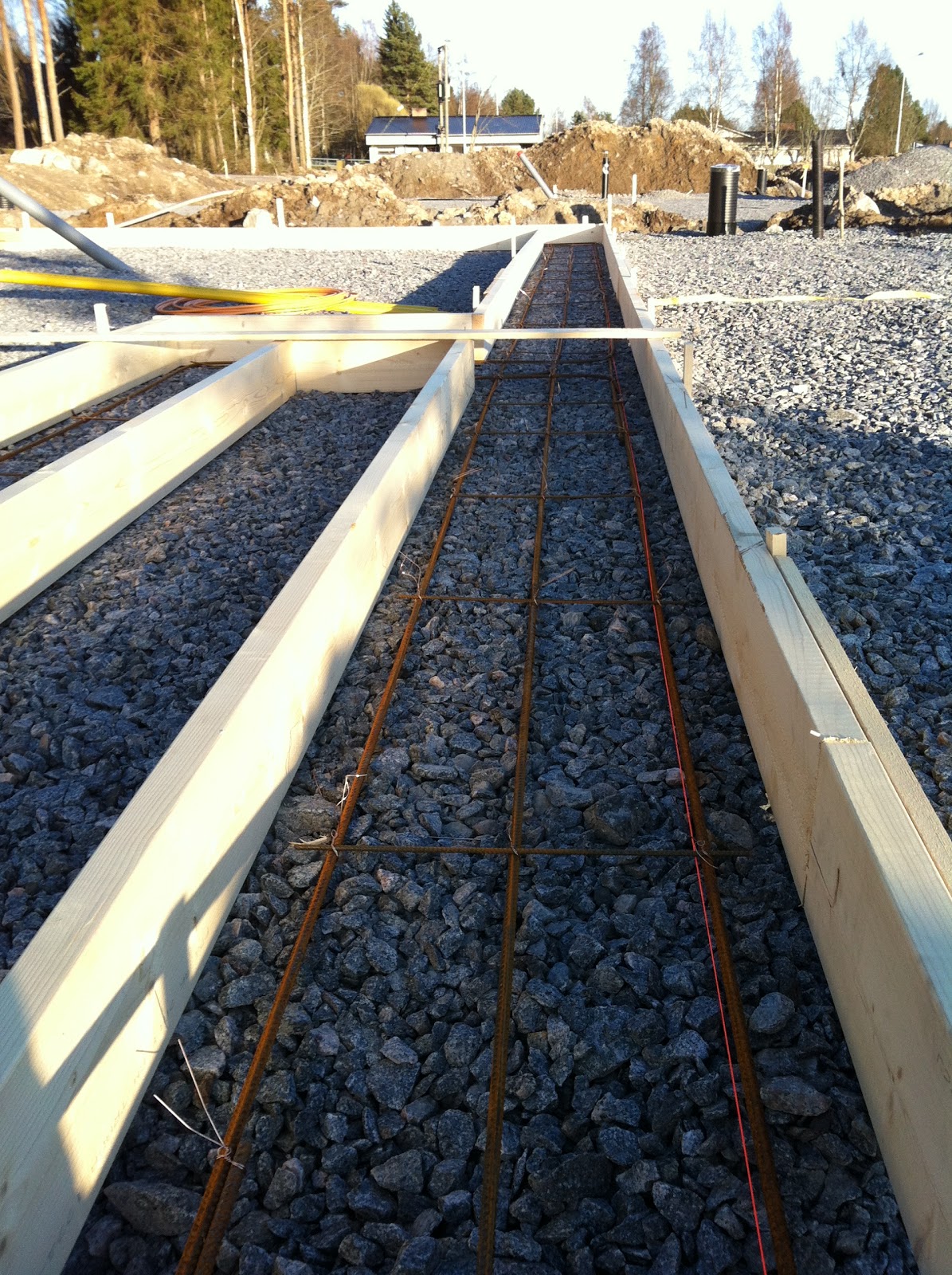 Elämäni huoneet: Raudoitus ja valu