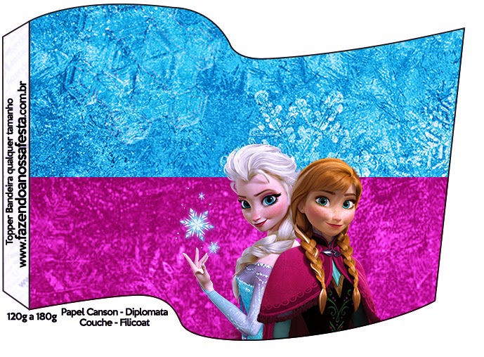 Frozen in Blue and Purple: Free Party Printables, Images and ...