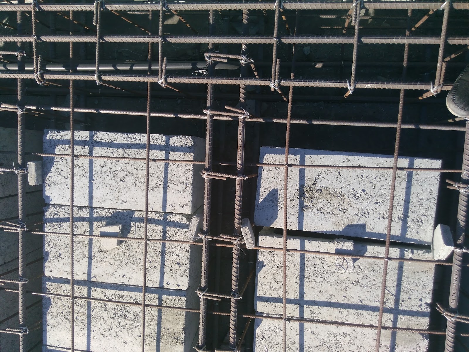 How to Arrange Haurdi Block in Slab-in pictures