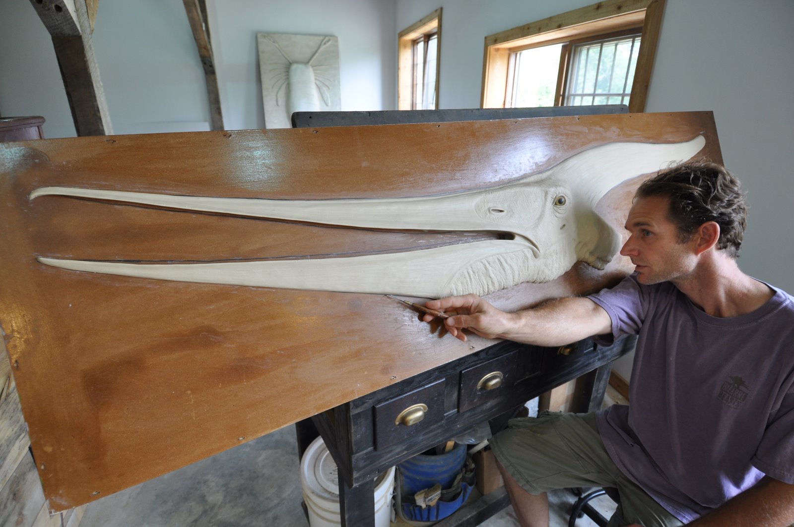 AGATHAUMAS: Gary Staab Studios: _Xiphactinus_