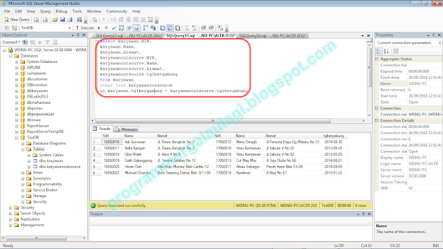 Belajar SQL Server : Dasar - Dasar SQL Server ~ Programmer Galau Lagi