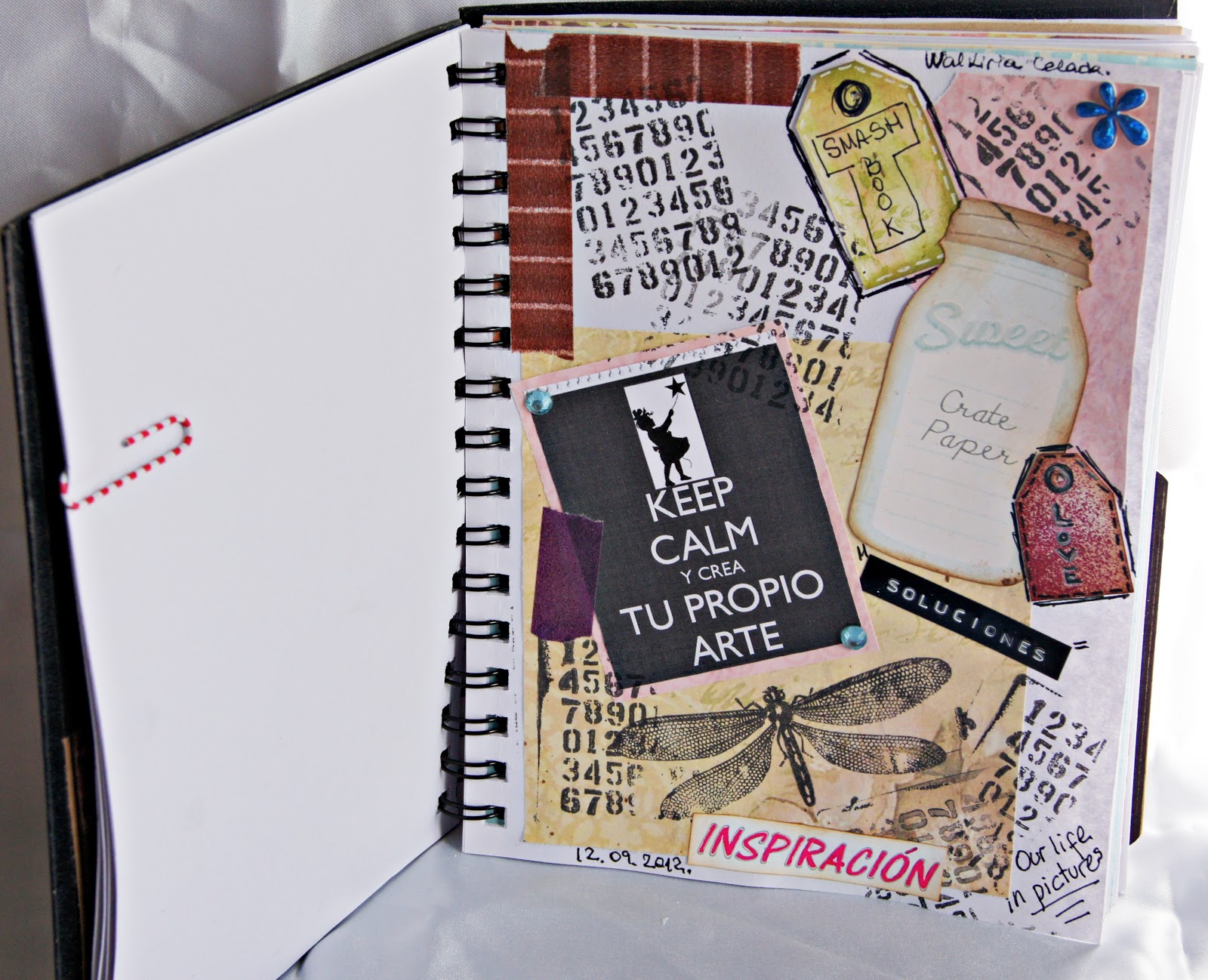 Como decorar un cuaderno por dentro - Imagui