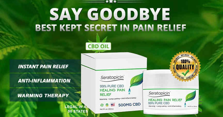 Seralabs Seratopicin Pain Relief Cream : Best CBD Cream For Pain