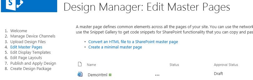 Bordering .NET: How to Create an HTML MasterPage for SharePoint 2013