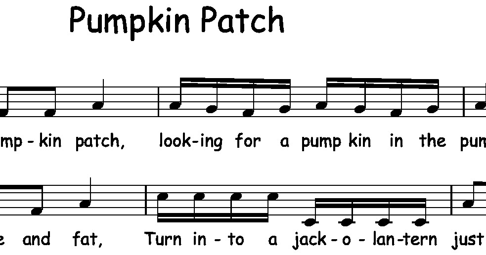 Pumpkin Patch - Music a la Abbott - Amy Abbott - Kodály Inspired Blog ...