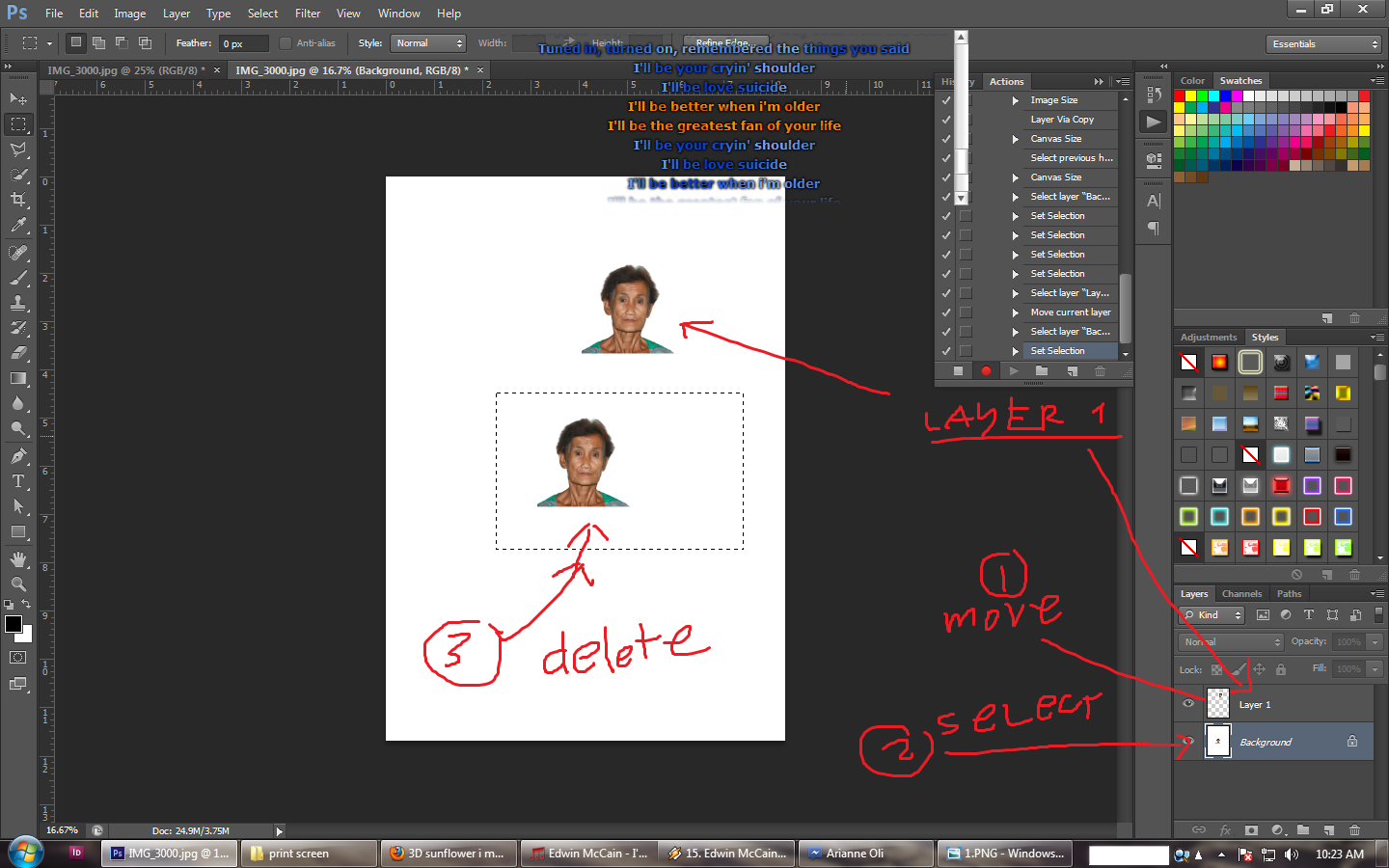 Artifactors: How to make an ID picture ( 2x2, 1x1 ) in Adobe Photoshop ...