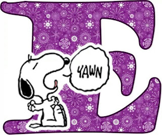 Divertido Abecedario de Snoopy y los Peanuts. - Oh my Alfabetos!