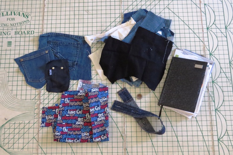 Creating my way to Success: Upcycled Denim Diary Cover Tutorial