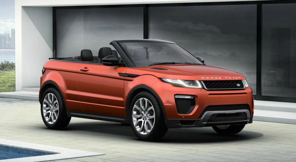 Range Rover Evoque Cabriolet (2015 à 2018) - Couleurs et code peinture