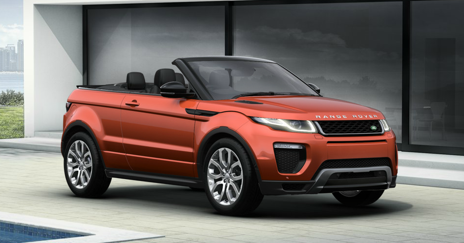 Range Rover Evoque Cabriolet (2015 à 2018) - Couleurs et code peinture
