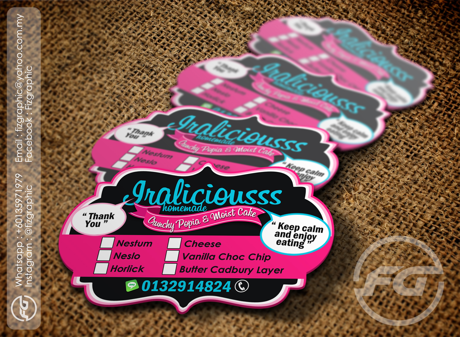Fizgraphic: Design dan Printing Sticker #95