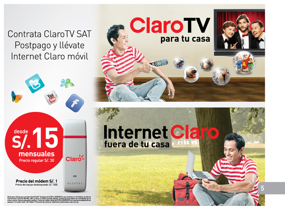 CLARO QUE TIENES MAS: Catálogo de equipos Claro Septiembre 2012