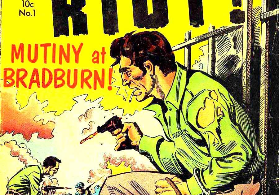 Prison Riot #1 - Joe Kubert art + 1st issue - Pencil Ink
