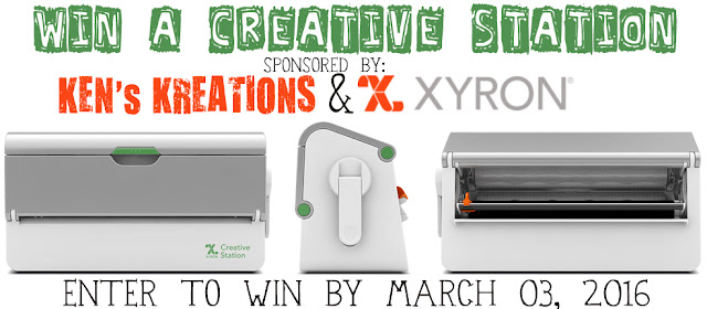 WIN A XYRON CREATIVE STATION | Ken's Kreations