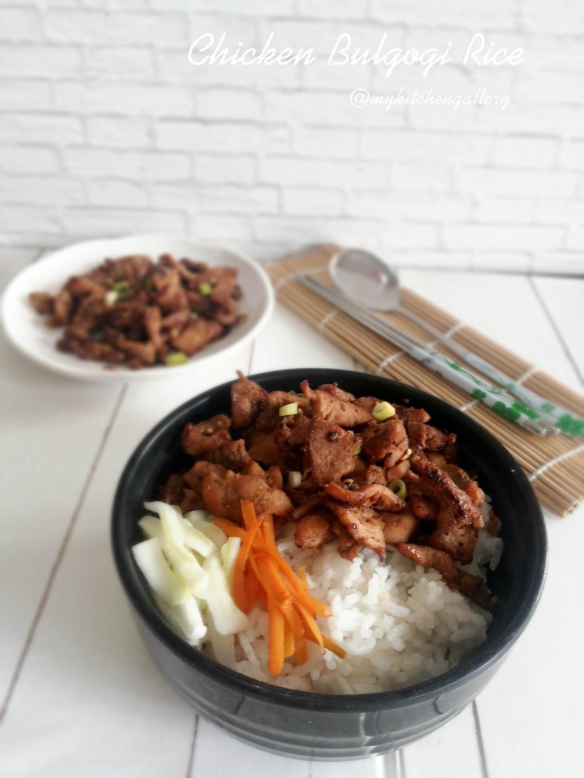Lynn's Kitchen: Bulgogi Chicken Rice