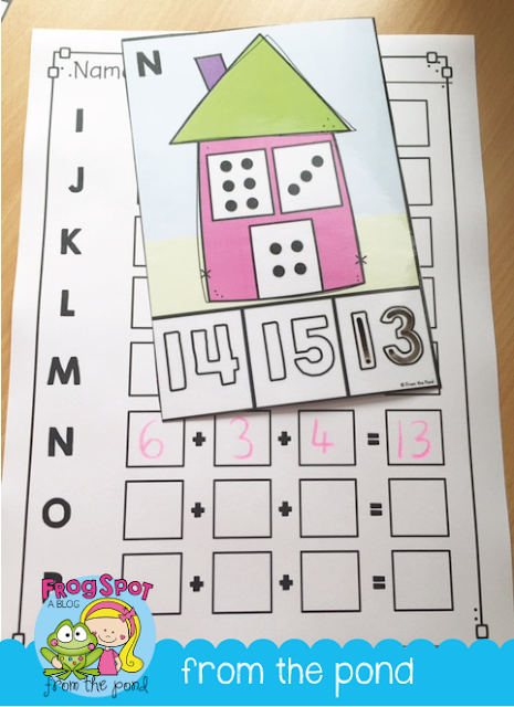 Addition Activity: House Count | From the Pond