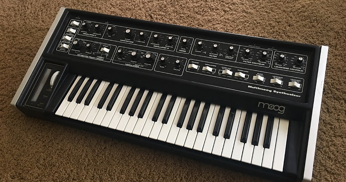 MATRIXSYNTH: Moog Multimoog Vintage Analog Synthesizer SN 1473